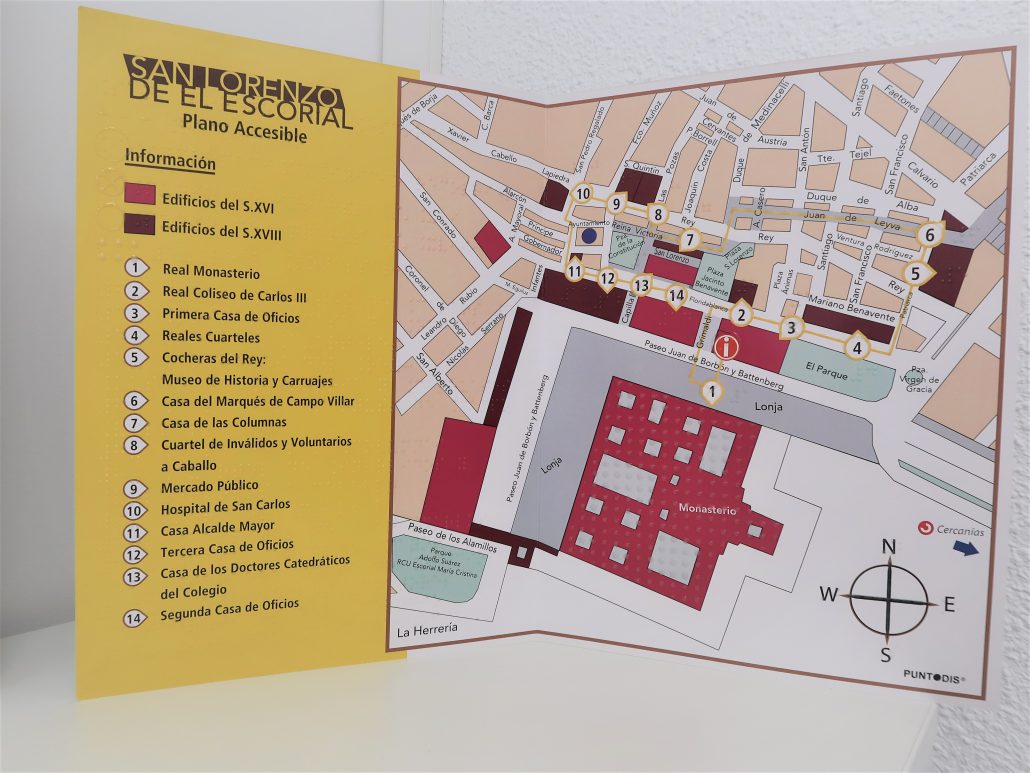 Plano accesible San Lorenzo de El Escorial - San Lorenzo de El Escorial