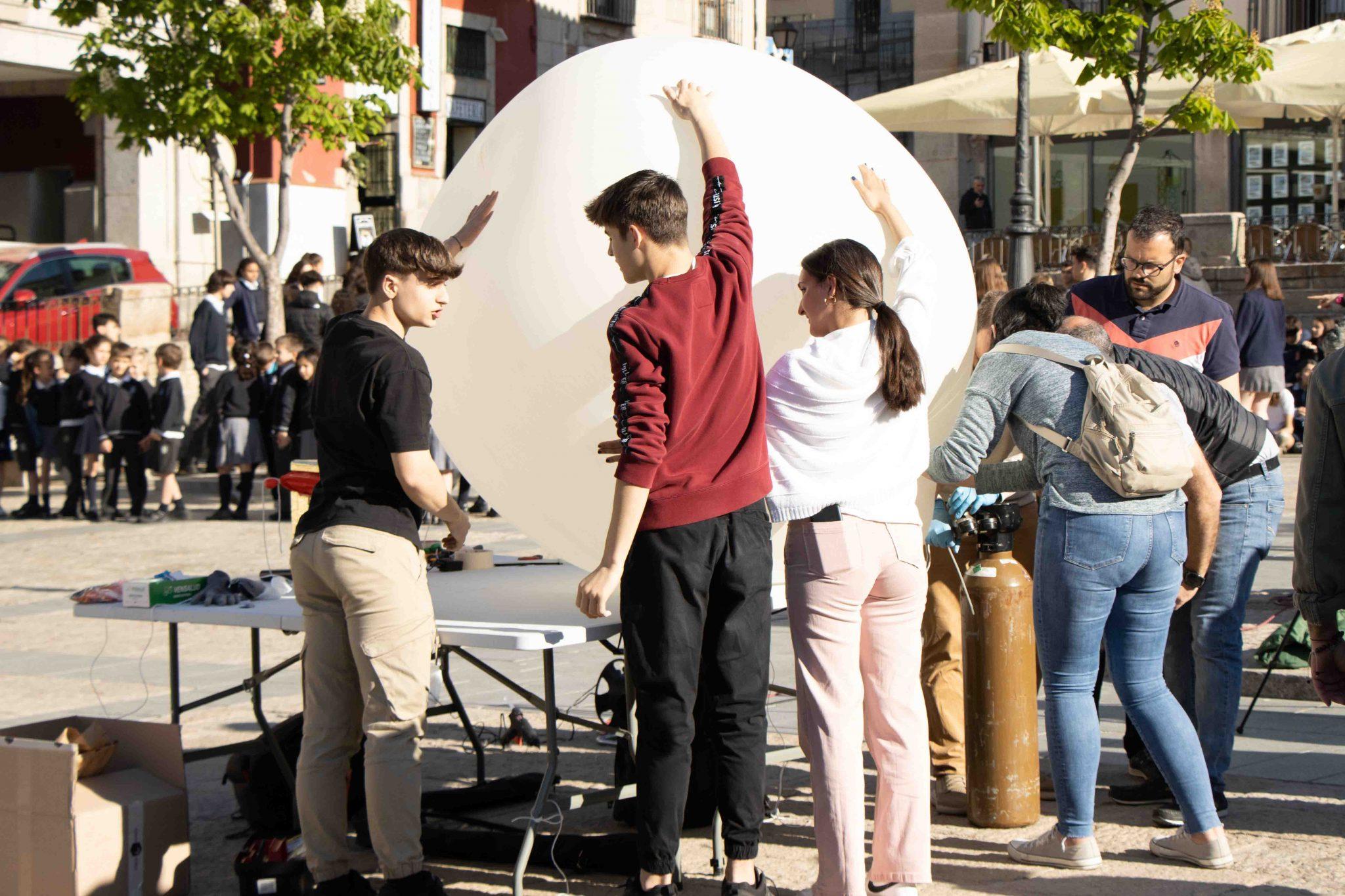 Lanzamiento sonda Colegio La Inmadulada Concepción San Lorenzo de El ...